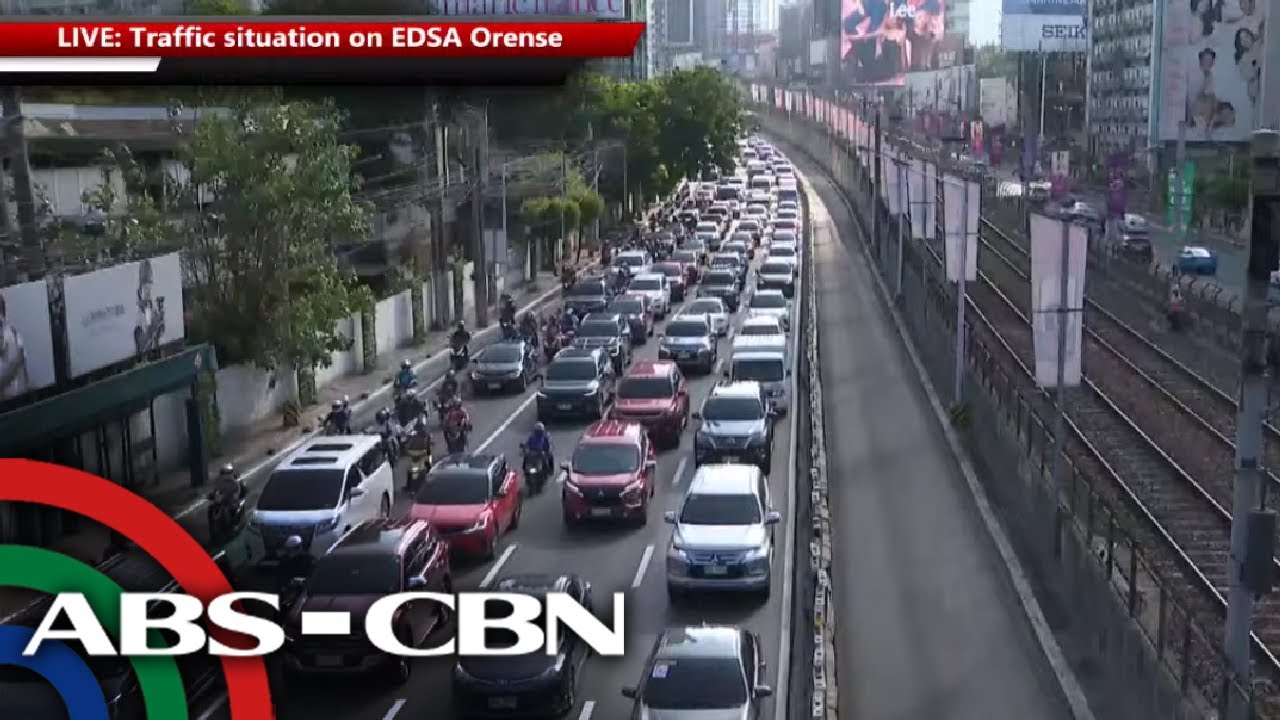 LIVE: Traffic situation on EDSA Orense | ABS-CBN News - YouTube