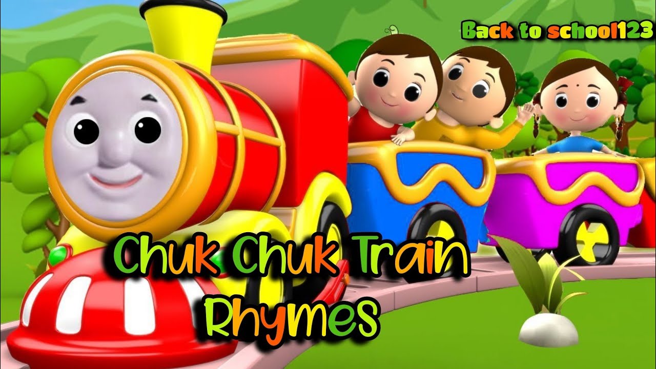 Chuk Chuk Train Rhymes |chuk chuk train chali | chuk chuk train poem in english |chuk chuk rail ...