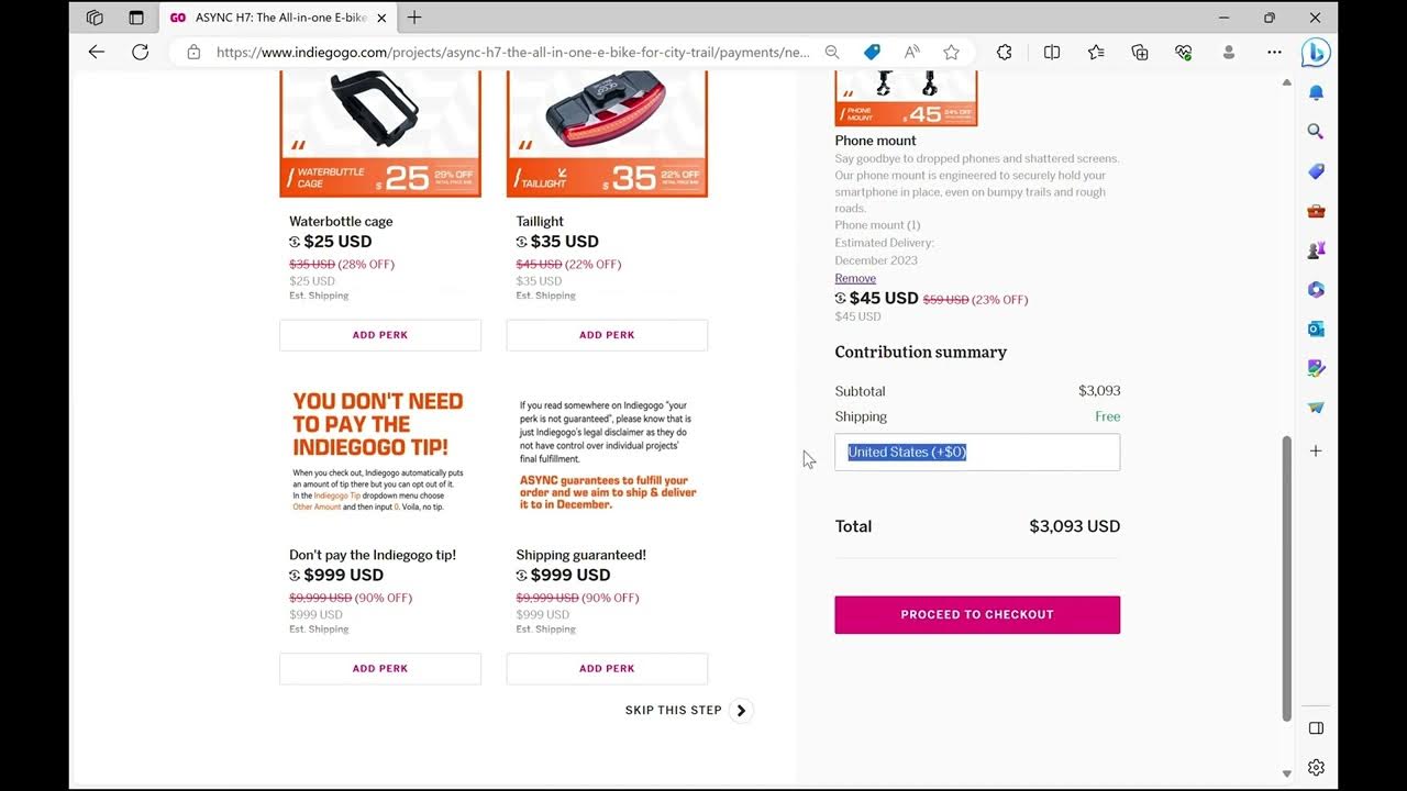 Indiegogo purchasing tutorial - pc - YouTube