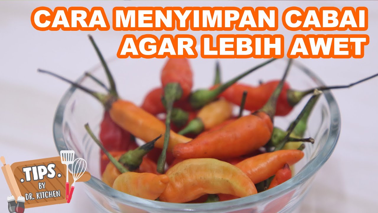 CARA MENYIMPAN CABAI AGAR LEBIH AWET DAN TIDAK MUDAH BUSUK - YouTube