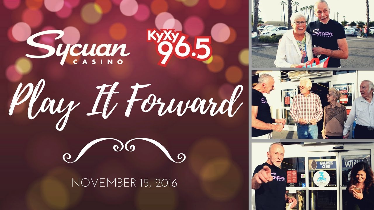 KyXy 96.5 // Sycuan Casino's Play It Forward | November 15, 2016 - YouTube