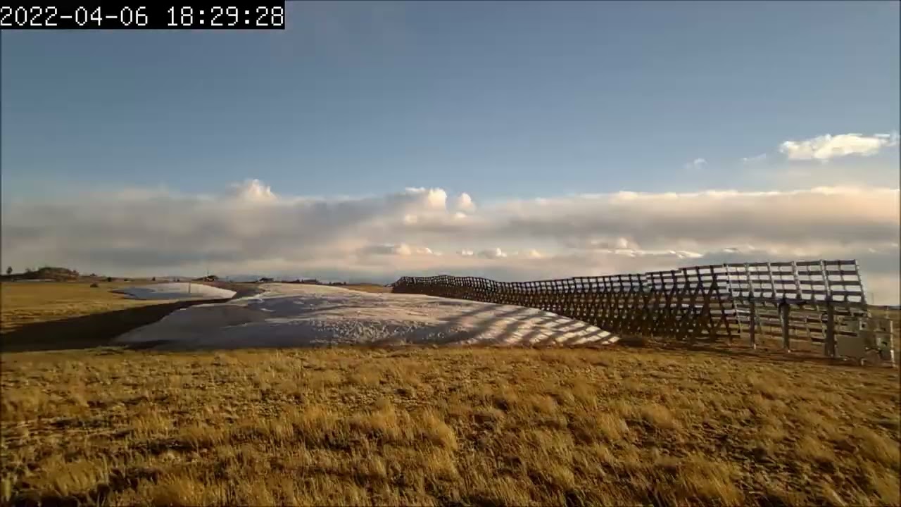 30 day snow drift melt - YouTube