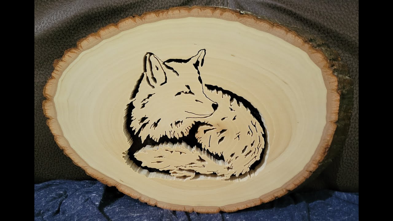 I made my first Scroll Saw pattern of a Fox - YouTube