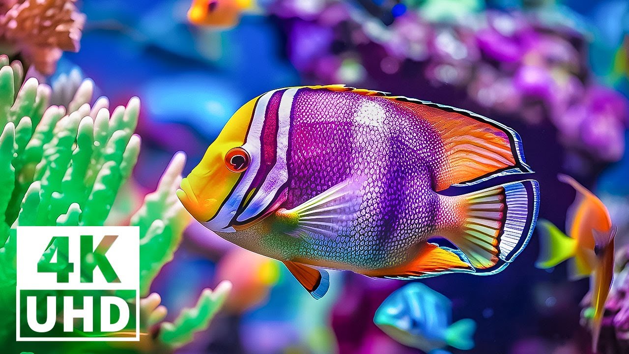 The Ocean 4K - Captivating Moments with Jellyfish and Fish in the Ocean ...