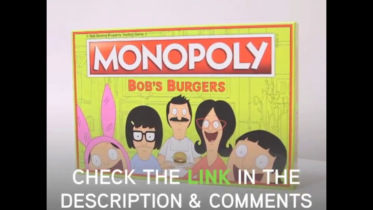 Bob's Burgers Monopoly From ThinkGeek - YouTube