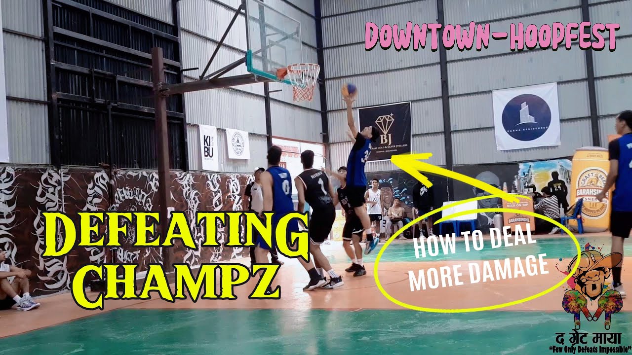 OT- DEFEATING THE CHAMP | DE KNOCKOUT GAME | HOOP FEST BY DOWNTOWN ...
