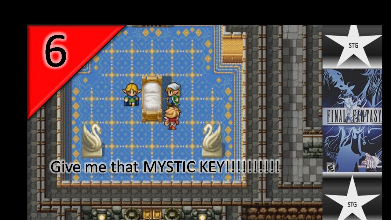 Final Fantasy I Part 6 Wake up Elf Prince and give me that Mystic Key ...