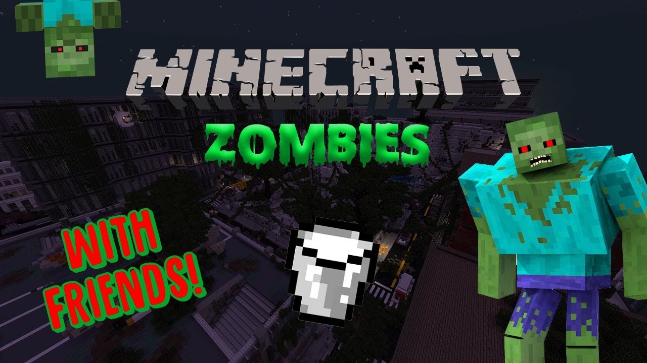 *ZOMBIE APOCALYPSE* Minecraft Zombies W/ Friends! - YouTube