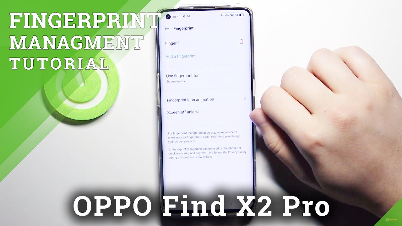 Add Fingerprint – OPPO Find X2 Pro and Touch ID Scanning - YouTube