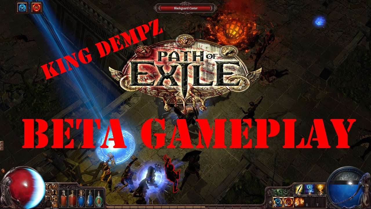 Path of Exile Beta Gameplay - Games Night With King Dempz - YouTube
