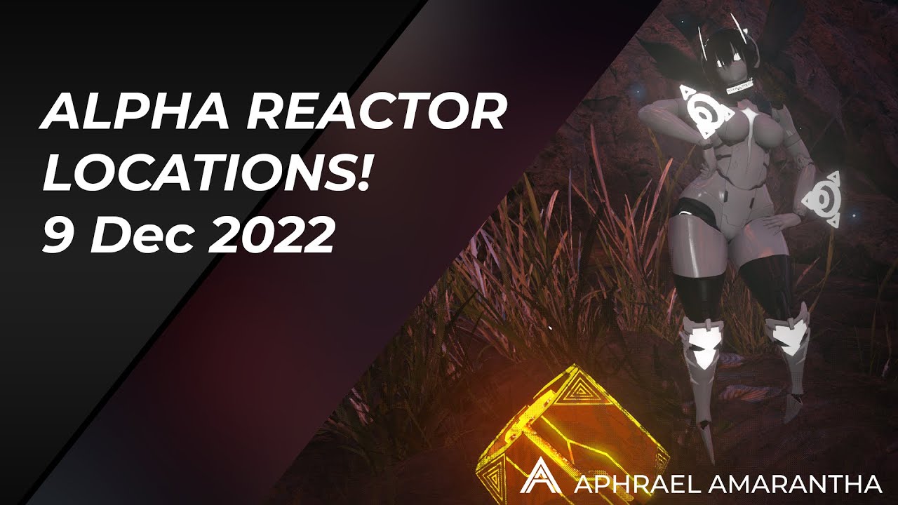 PSO2:NGS ~ Alpha Reactor Locations 9 Dec 2022 - YouTube