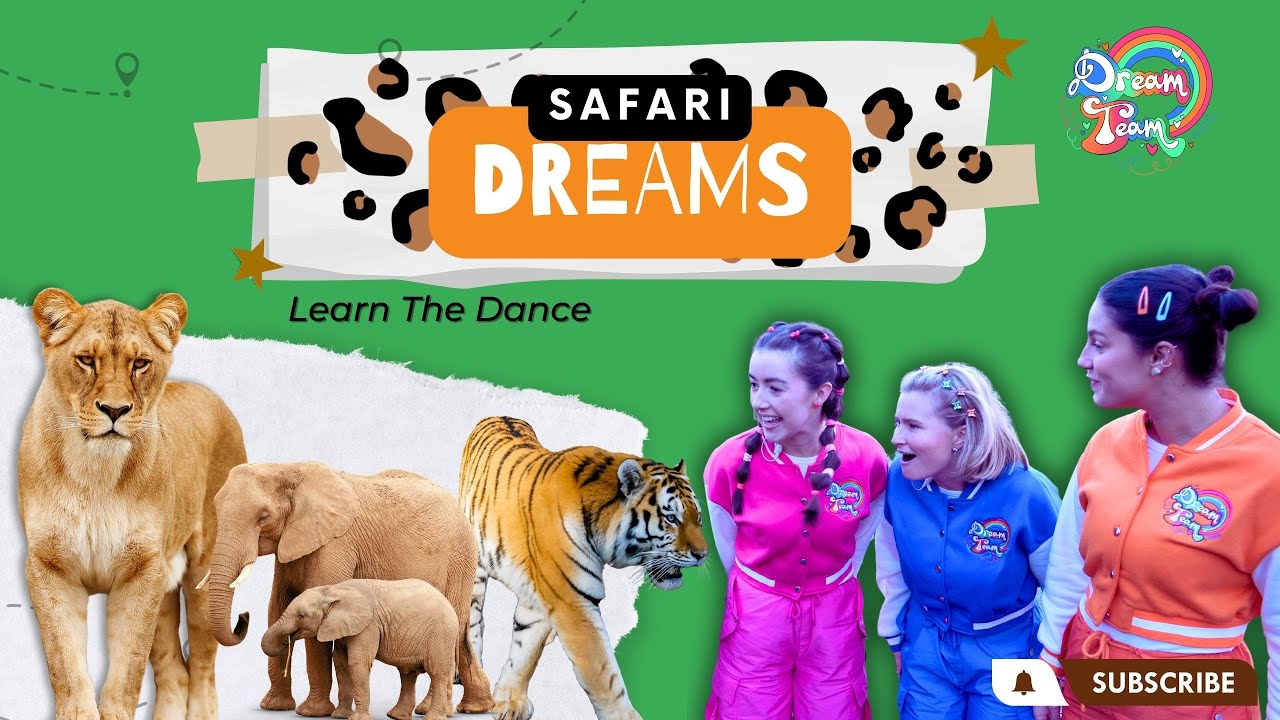 Learn The Dance | Safari Dreams - Dream Team Kids | Kids Dance Class ...
