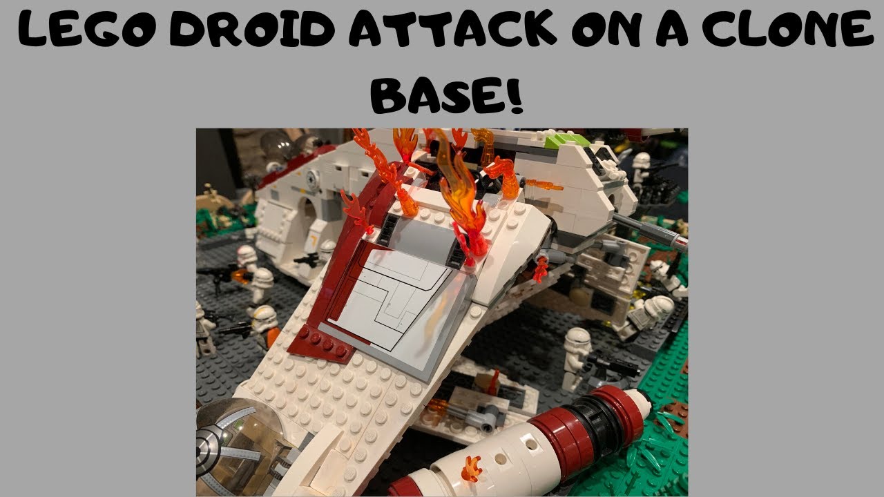LEGO Star Wars MOC: Droid Attack on a Clone Base! - YouTube