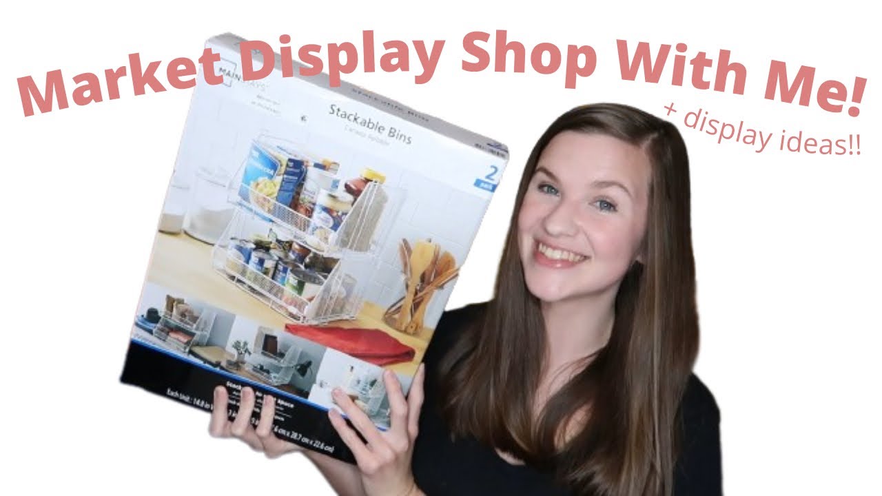 Come Market Display Shopping With Me- Display Ideas For Markets + A ...