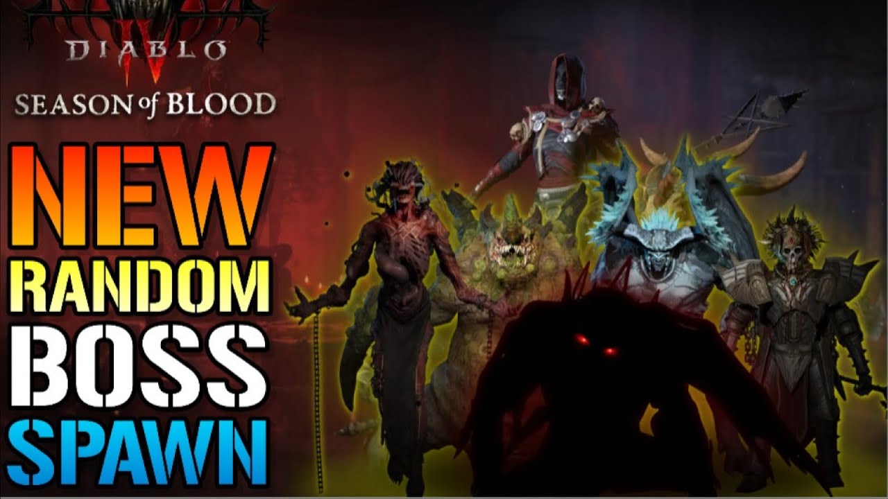 Diablo 4: NEW Random BOSS Spawns Are Amazing! Difficulty, Rewards ...