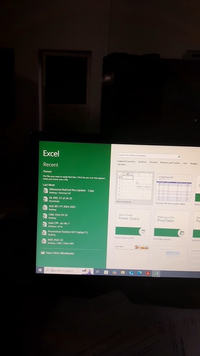 Computer me Ms excel open kese kar #excel - YouTube
