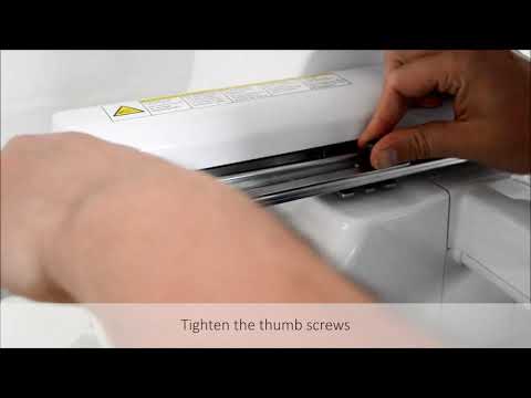 Brother PR Series PR670e recalibration - YouTube