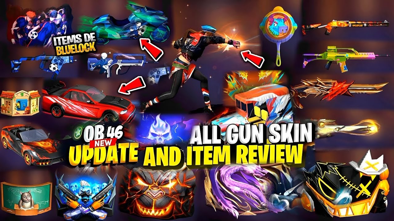 OB46 - ALL NEW WEAPONS REVIEW Part-2 | OB46 Update Collection Review P ...