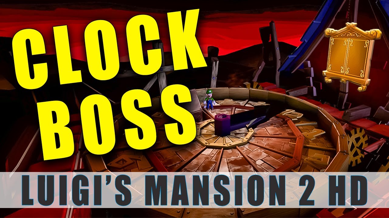 Luigi's Mansion 2 HD Clock Boss Fight - How to beat the Old Clockworks ...
