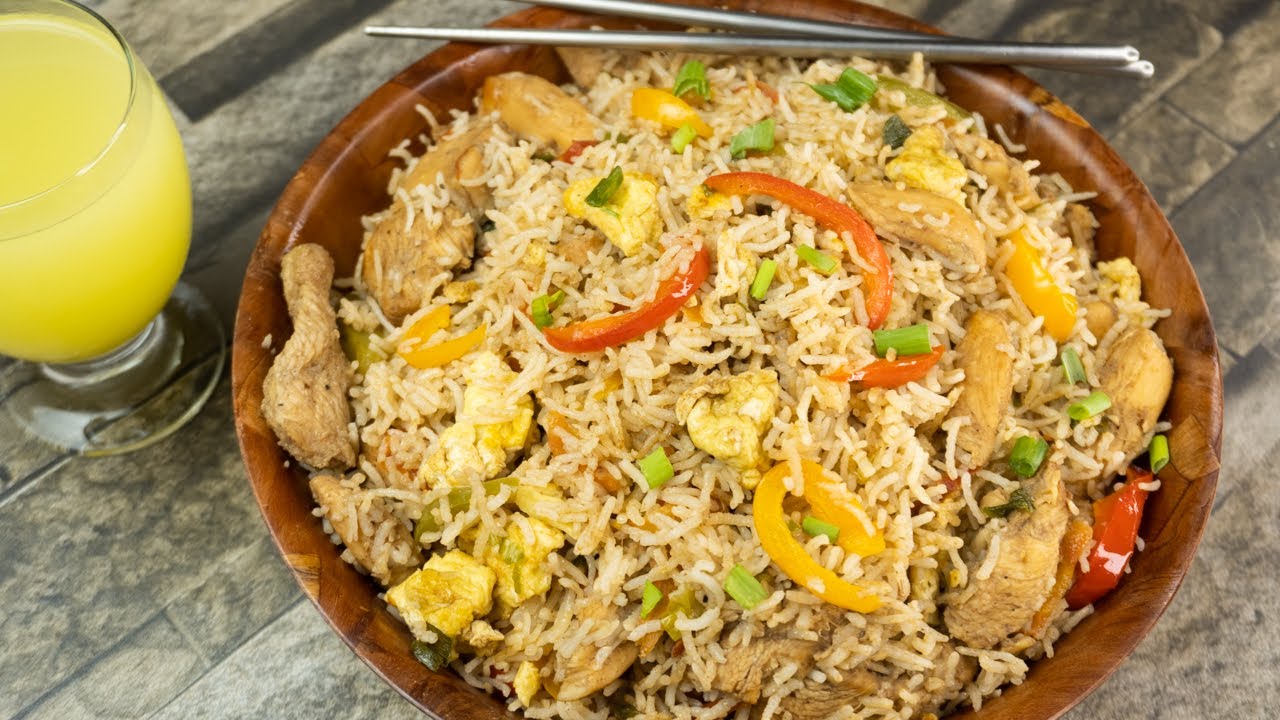 Quick and easy chicken fried rice / one pot best chicken fried rice ...
