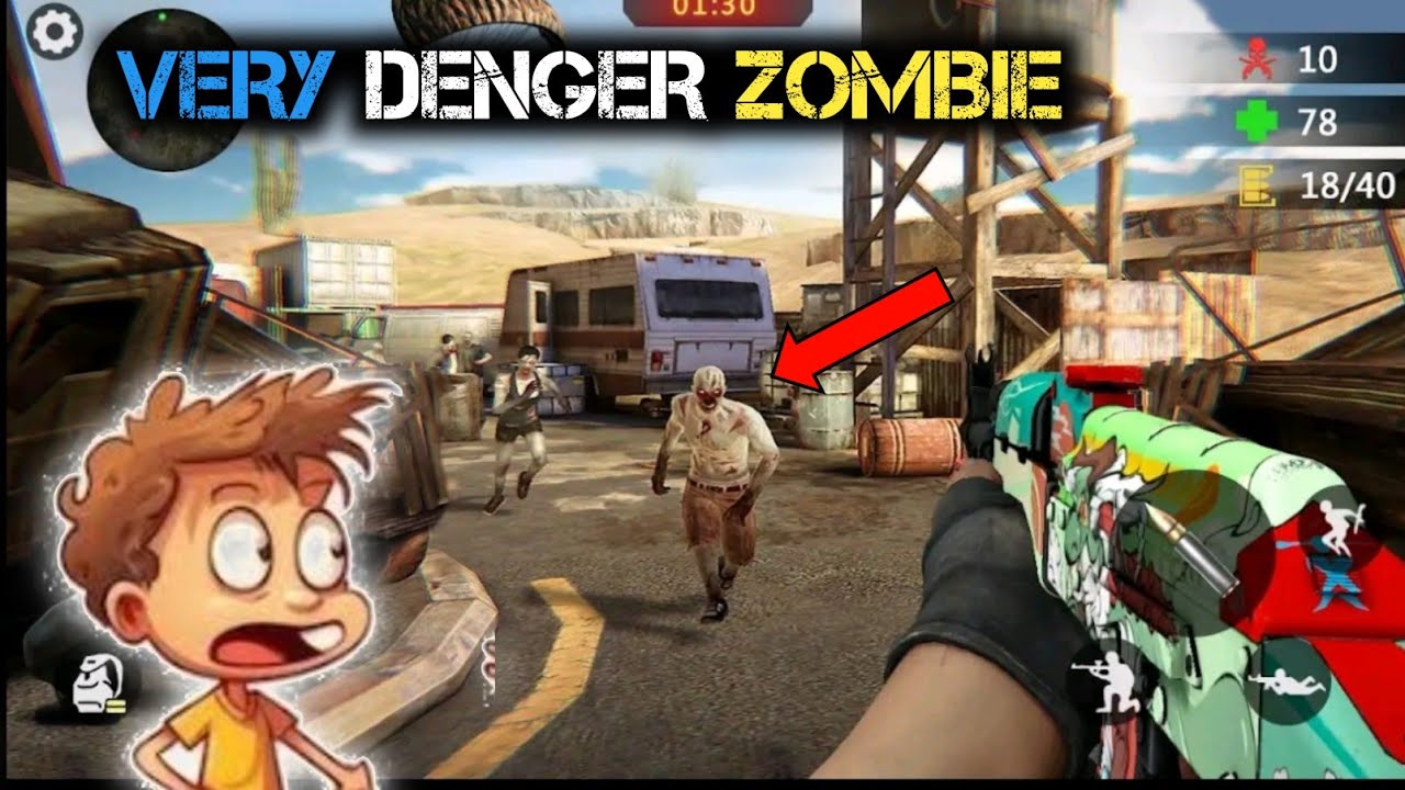 Zombie fighting game playing in Elite Hunter game - YouTube
