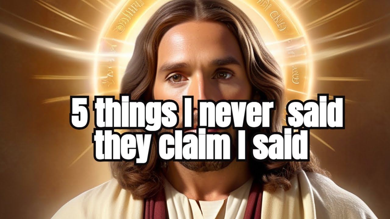 5 things Jesus never said but people believe he said them #jesus #truth ...