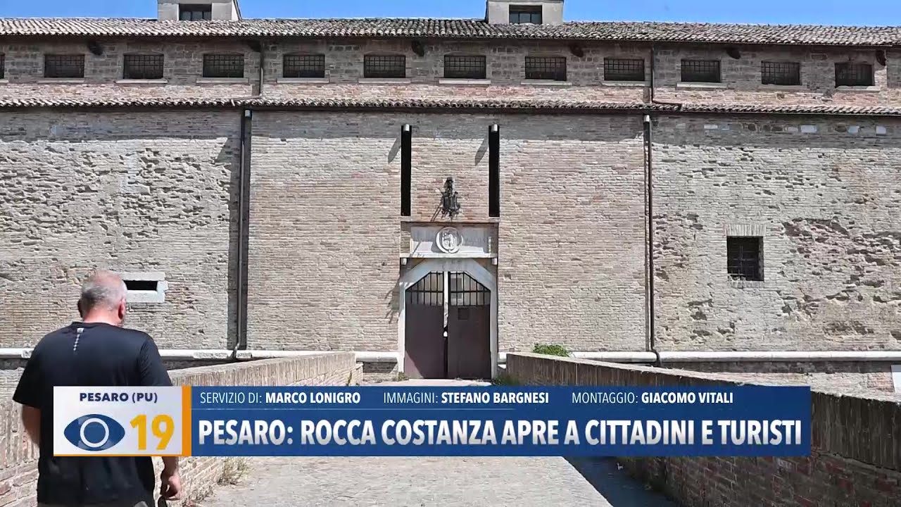 Pesaro: Rocca Costanza apre a cittadini e turisti - YouTube