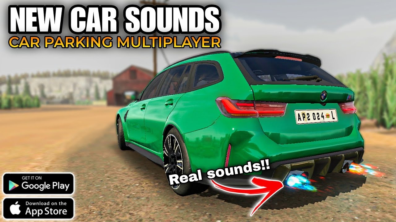 Car Parking Multiplayer| New Realistic Car Sounds (v10, v8, inline 6 ...