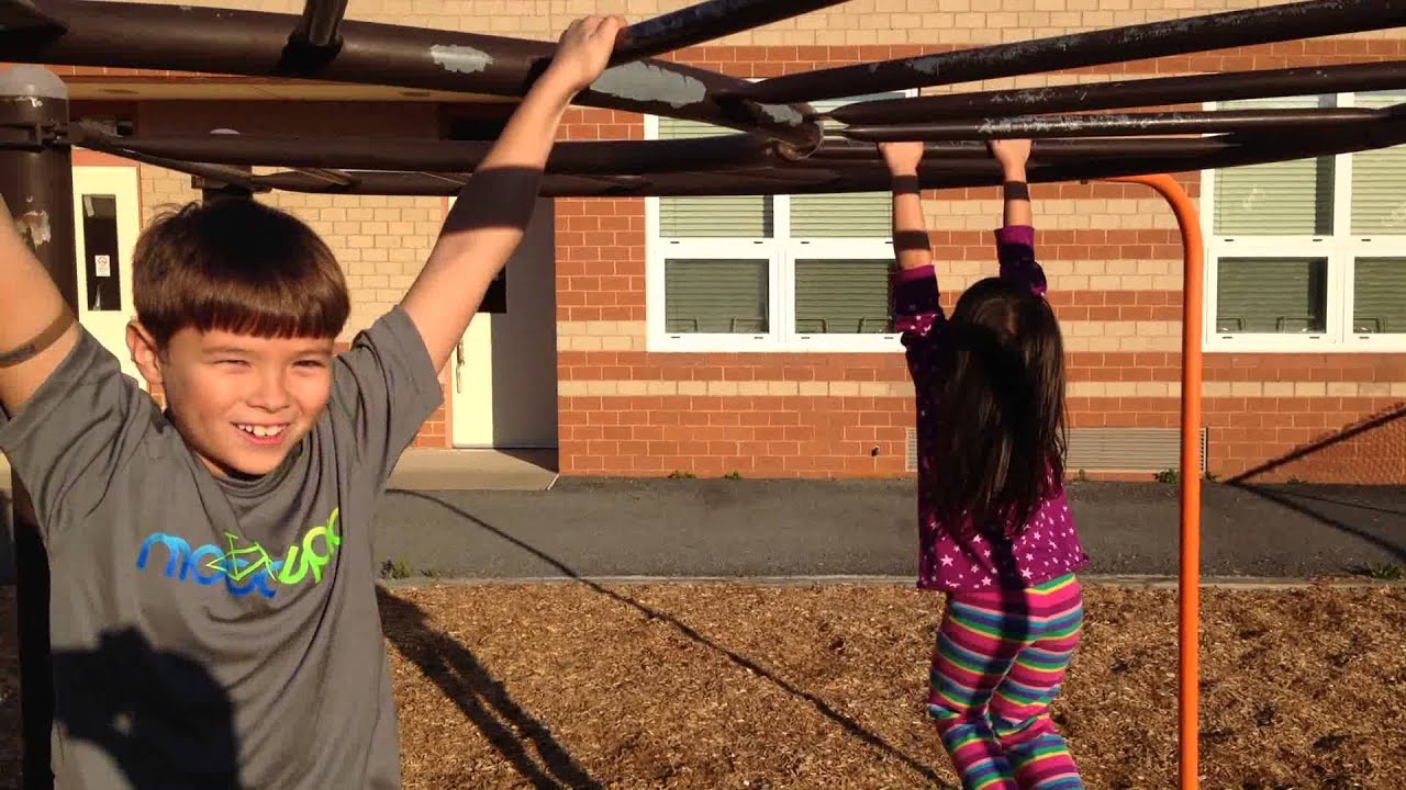 Dec 13 - Anna doing Monkey Bars - YouTube