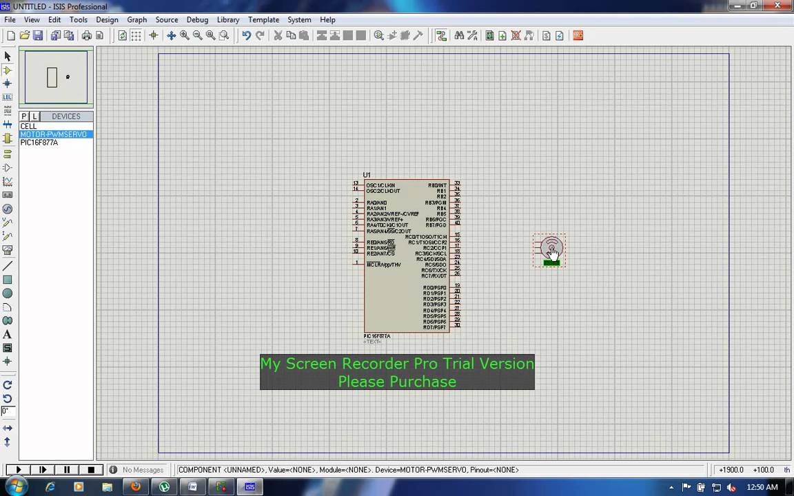 servo motor simulation in proteus.wmv - YouTube