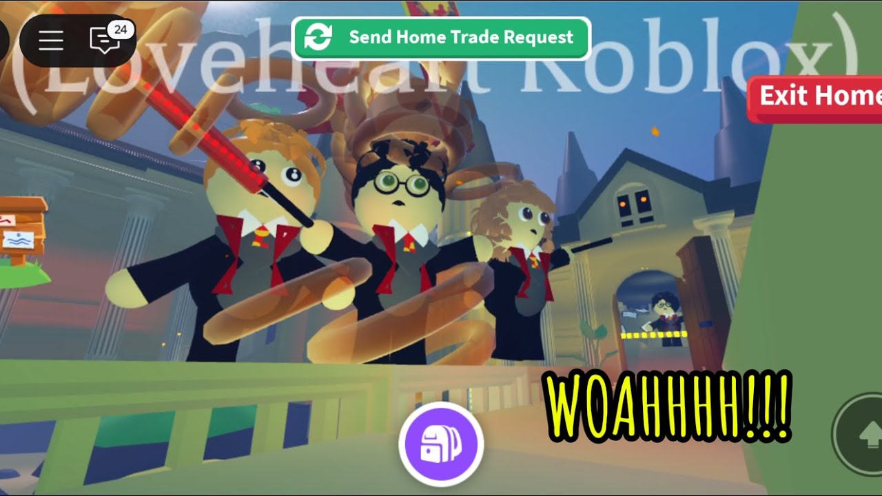 WOW 😱 A TOUR TO A HARRY POTTER THEMED HOUSE! 😍🧝🏻‍♀️ Adopt Me - Roblox ...
