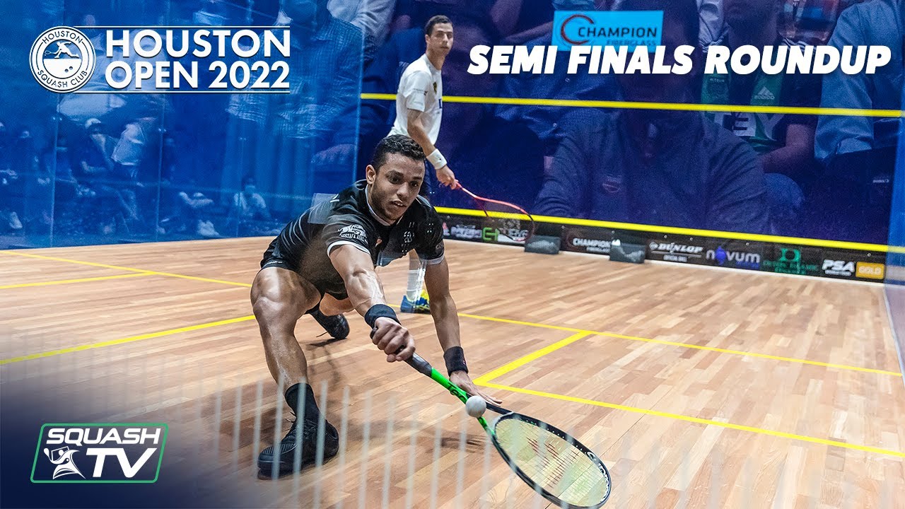 Squash: Houston Open 2022 - Semi Final Roundup - YouTube