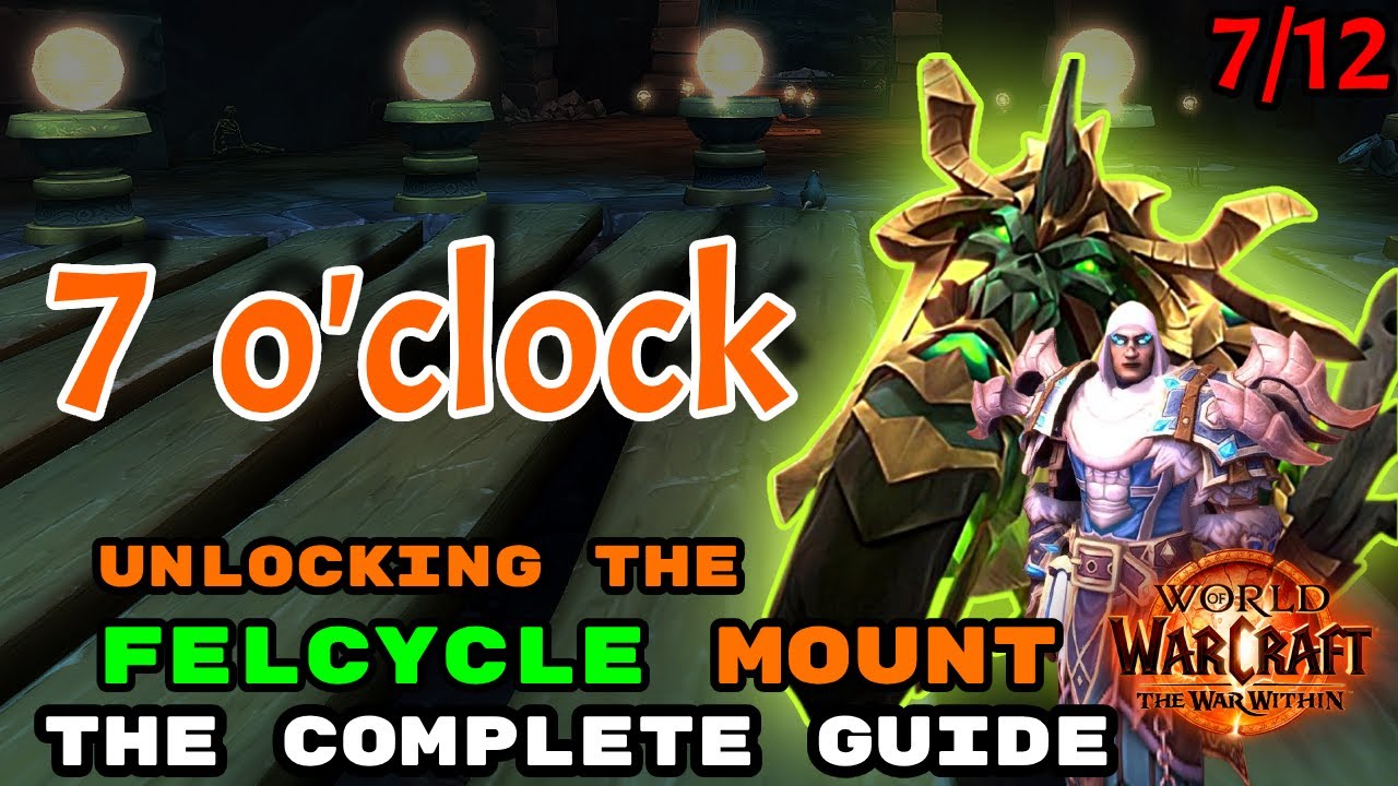 Felcycle Mount Guide: 7 O'clock Orb 7/12 | Warden Owl Statue Puzzle ...