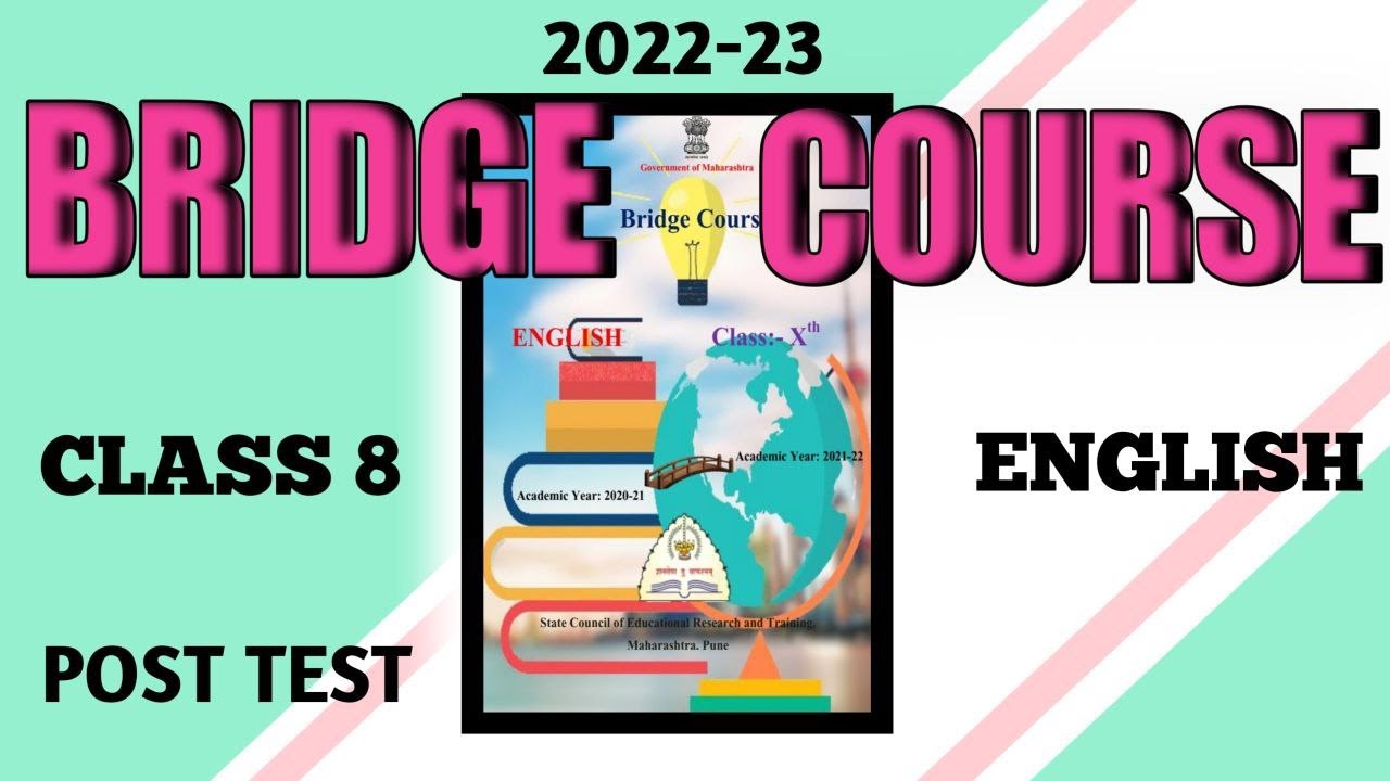 Bridge Course Post Test English 8th Class | Post Test Question Answers ...