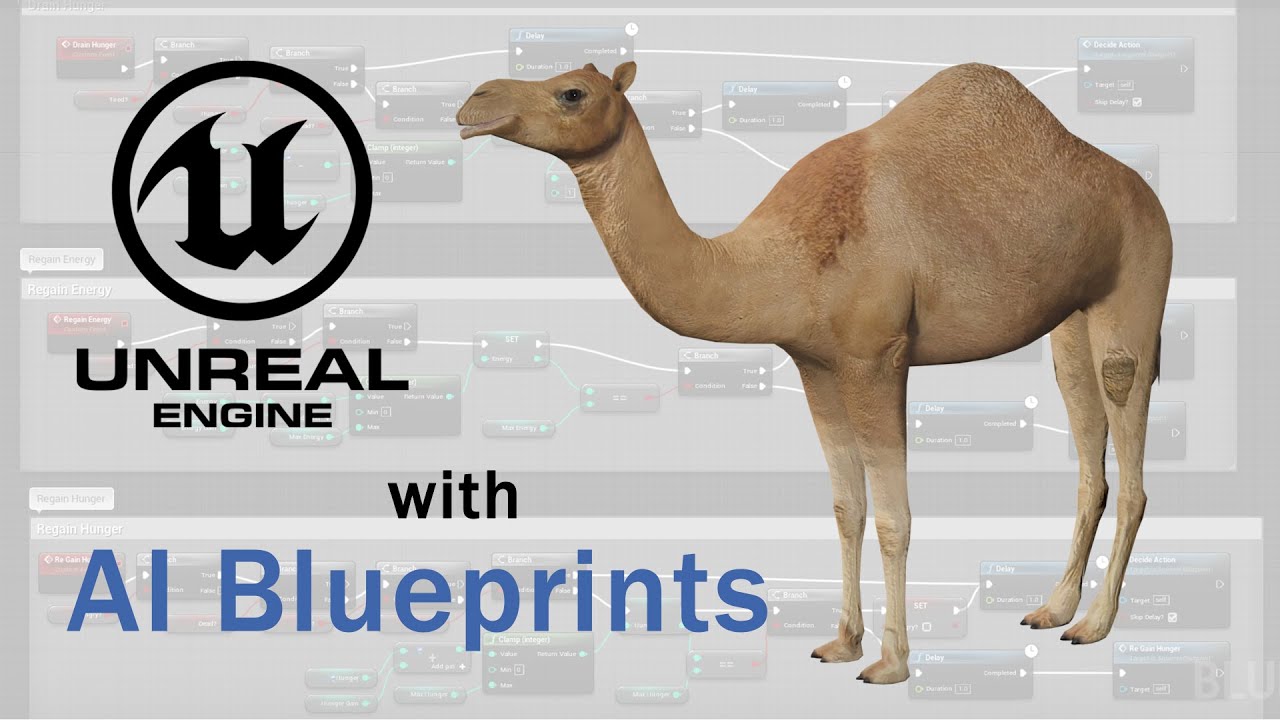 Medhue Camel with AI in Unreal Engine!! - YouTube