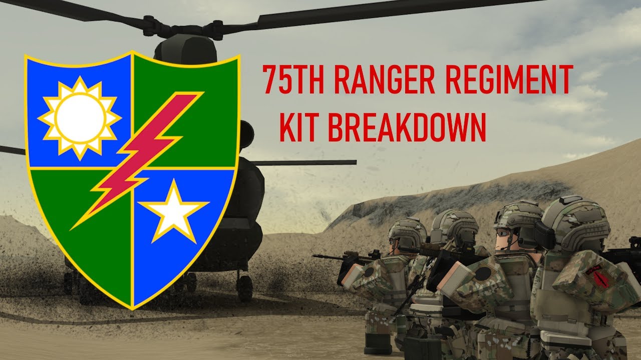 BRM5 | 75th Ranger Regiment Kit Breakdown - YouTube