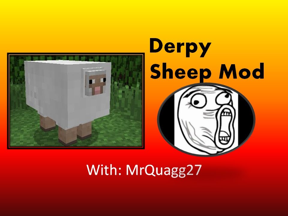 Minecraft Mod Review: Derpy Sheep Mod!!! - YouTube