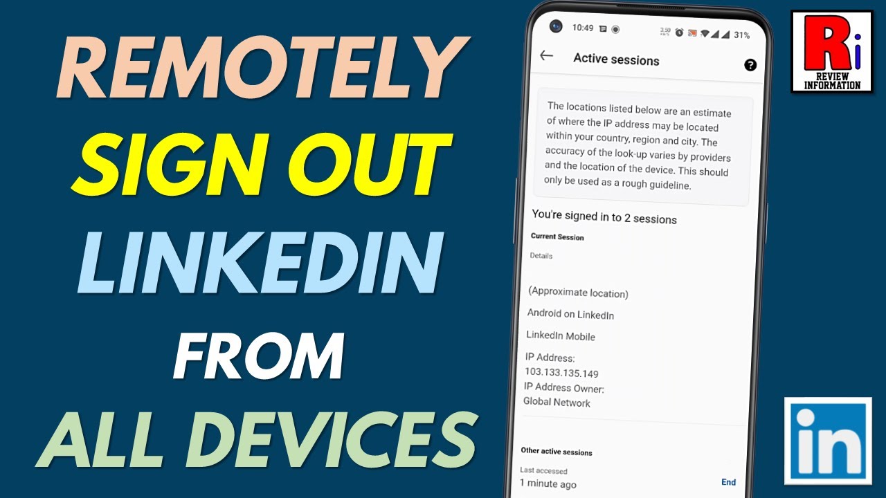 How to Remotely Sign Out of your LinkedIn Account from All the Devices ...