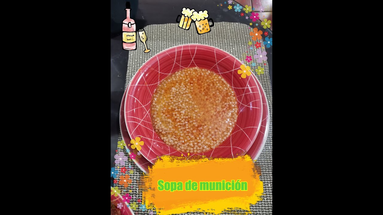 Bienvenidos a mi canal iniciamos con una sopa de munición - YouTube