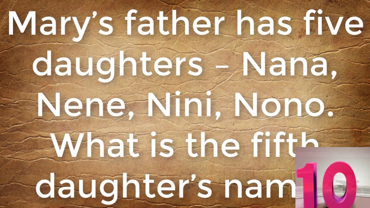 9 Riddles Only 6% of Intelligent People Can Solve - YouTube