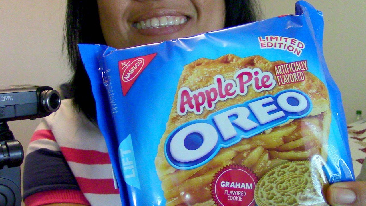 ASMR Eating Apple Pie Oreo ScorpioAnnYT - YouTube