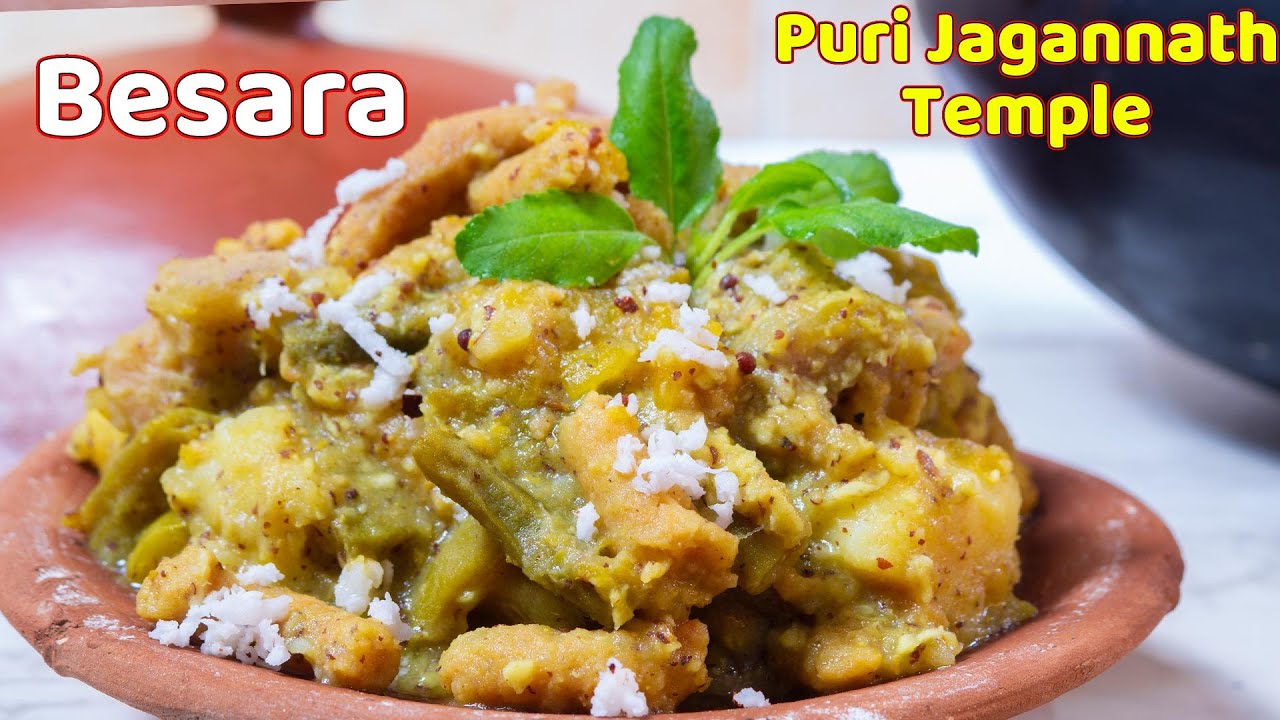 Besara Recipe|Puri Jagannath Temple Food|Besara(Mix veg in Mustard ...