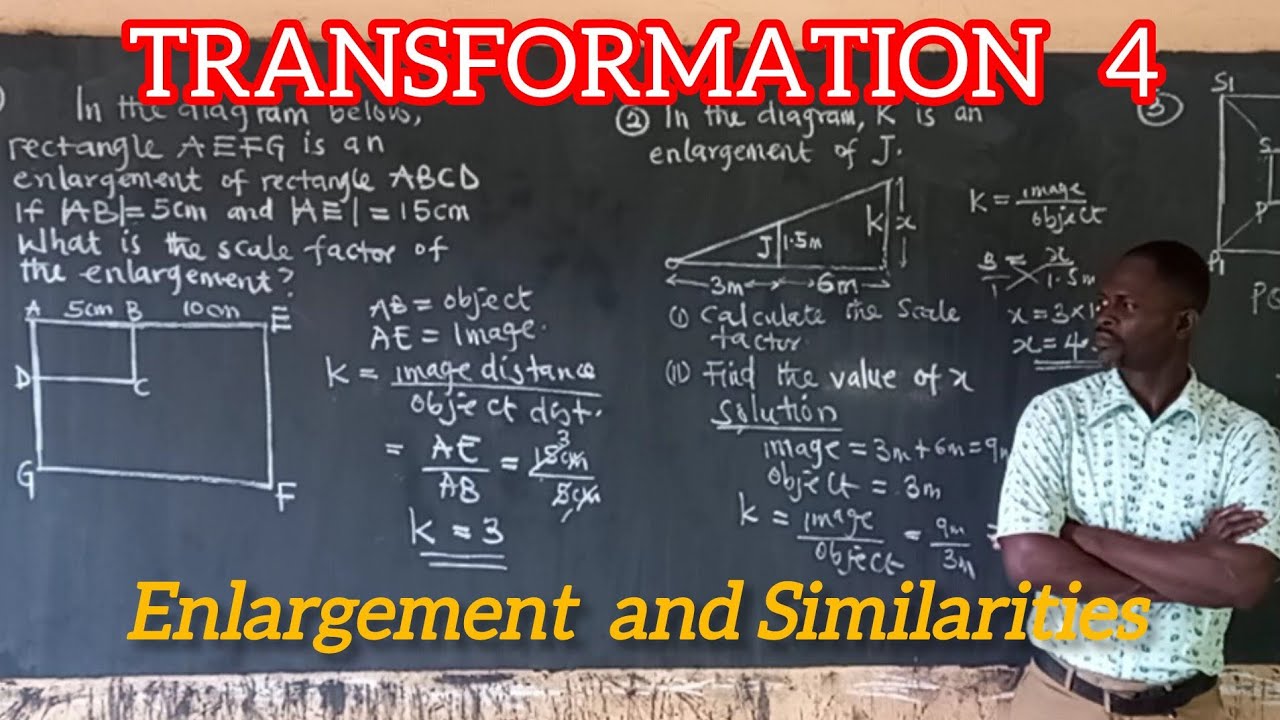 ENLARGEMENT AND SIMILARITIES || TRANSFORMATIONS || Menalights tv - YouTube