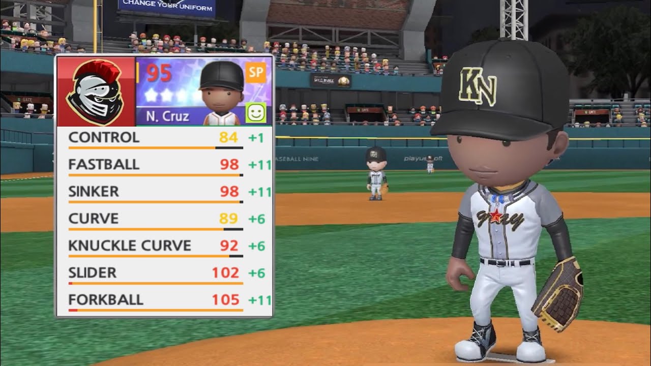Baseball 9 Gameplay: CAN I BEAT THIS 95 OVR PITCHER? - YouTube
