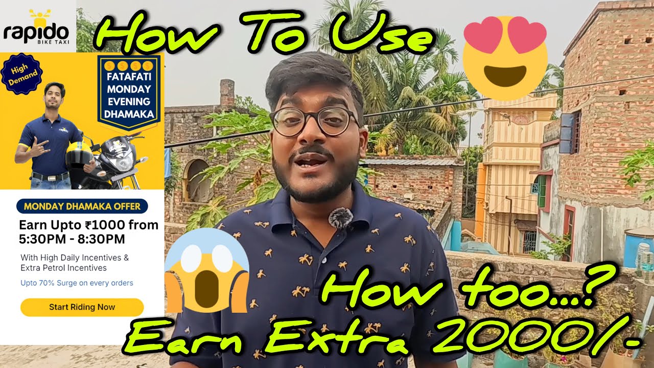How To Use Rapido App |😍| Earn Extra 2000 Rupees |🤯| How To Join Rapido ...