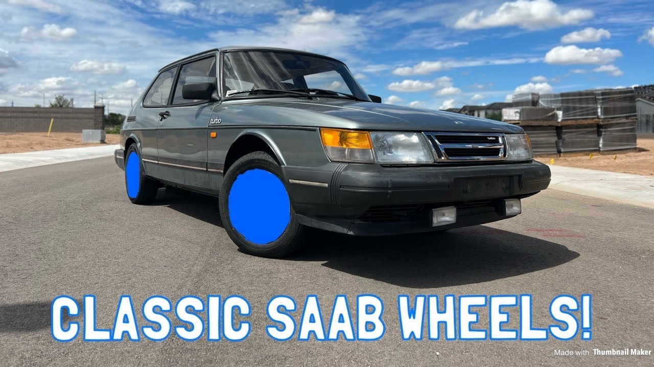 New Wheels for My Saab 900 Turbo! - YouTube