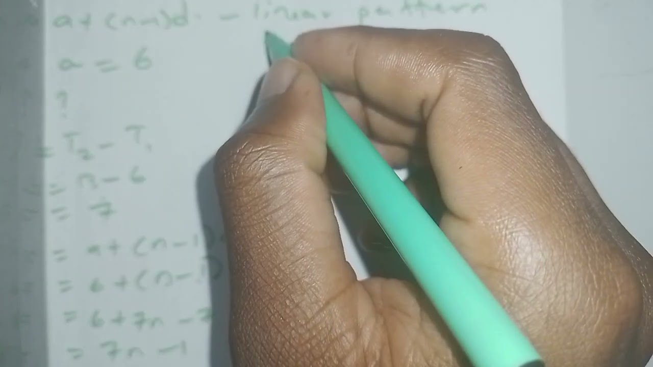 Linear pattern Lesson 6 - YouTube