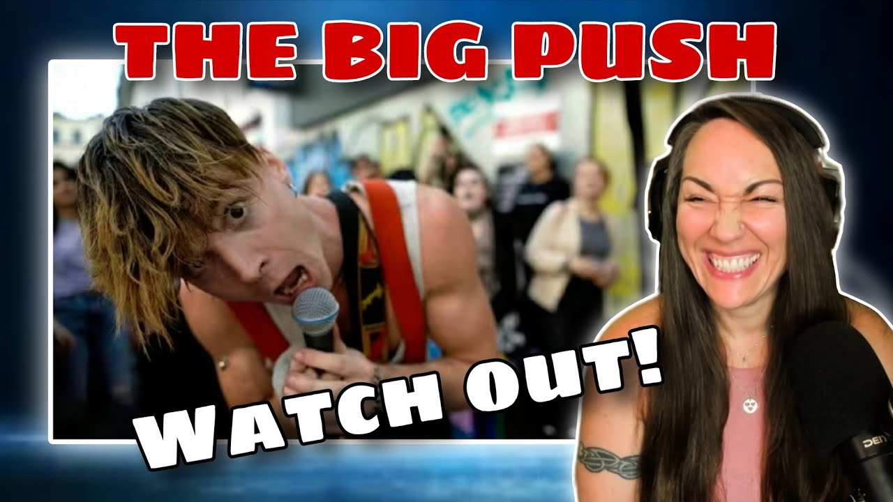 Get Down! | The Big Push - Watch Out (live busking) Reaction - YouTube