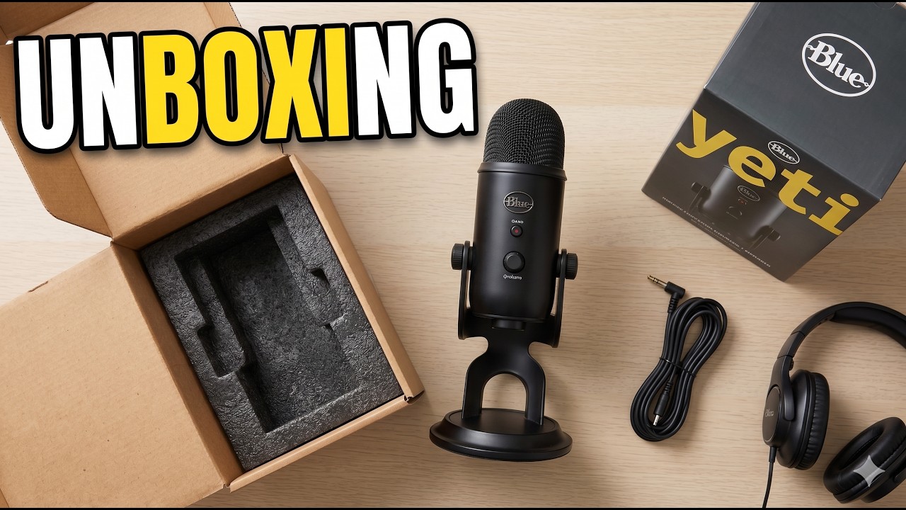 UNBOXING- Blue Yeti Microphone - YouTube