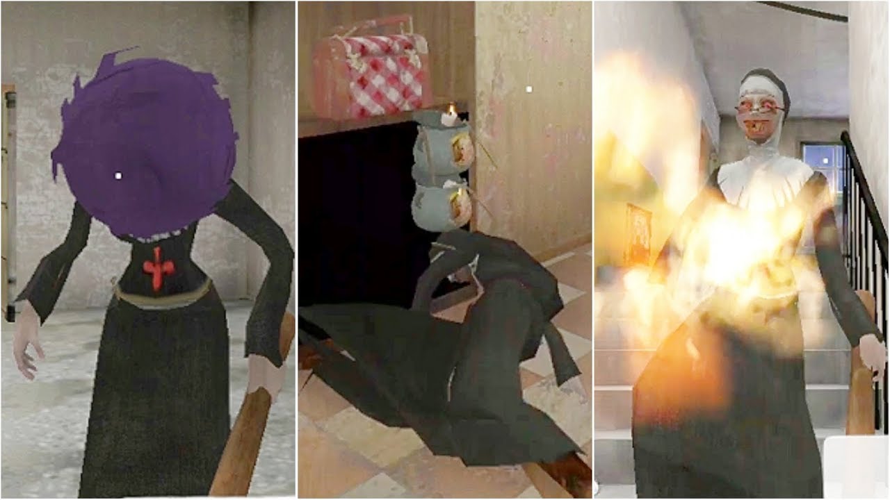 Evil Nun In Different Weapon Tests - YouTube